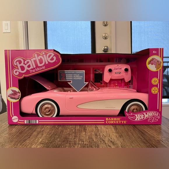 Mattel | Toys | Barbie The Movie Hot Wheels Corvette Rc Car Mattel ...